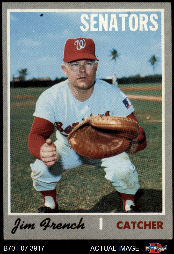 1970 Topps Washington Senators Team Set