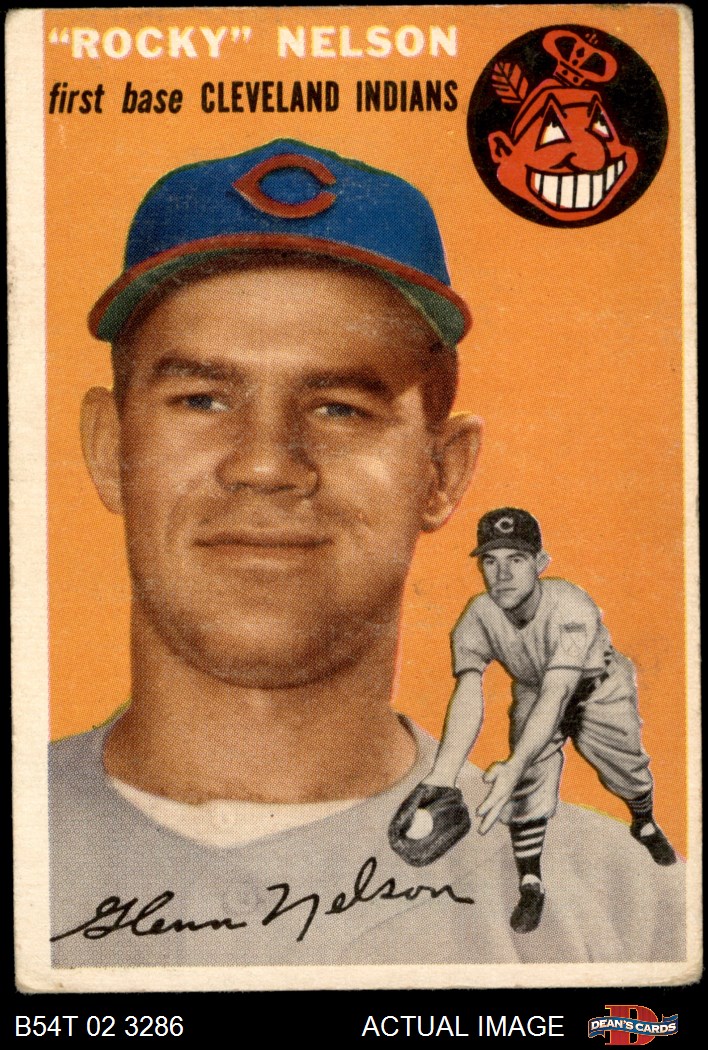 1954 Topps Cleveland Indians Team Set