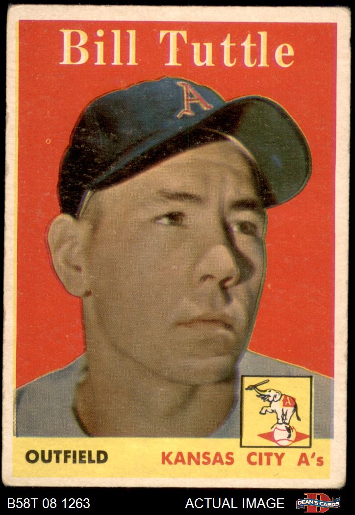 1958 Topps #23 Bill Tuttle