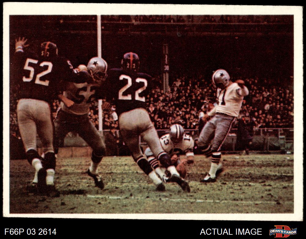 1966 Philadelphia #65 Dallas Cowboys Danny Villanueva / Jerry Rhome