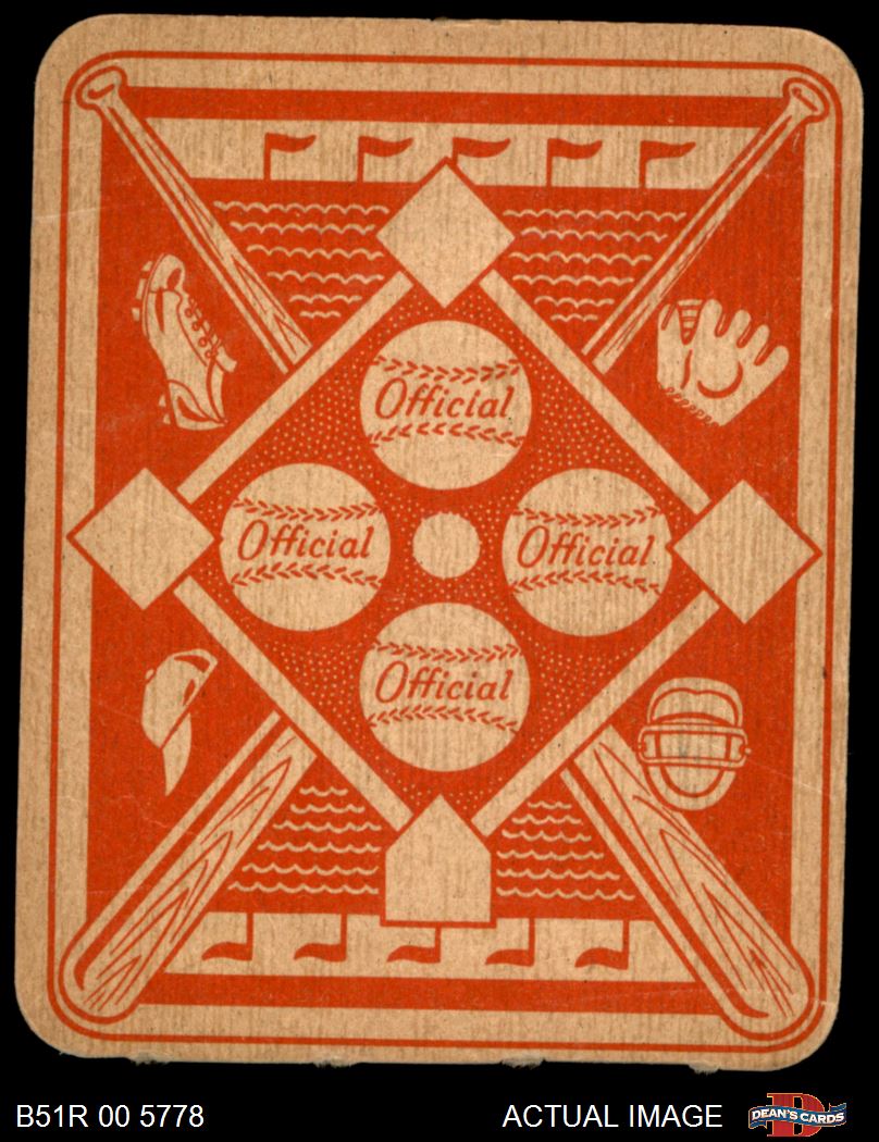 1951 Topps # 1951 Topps Red Back Baseball Complete Set