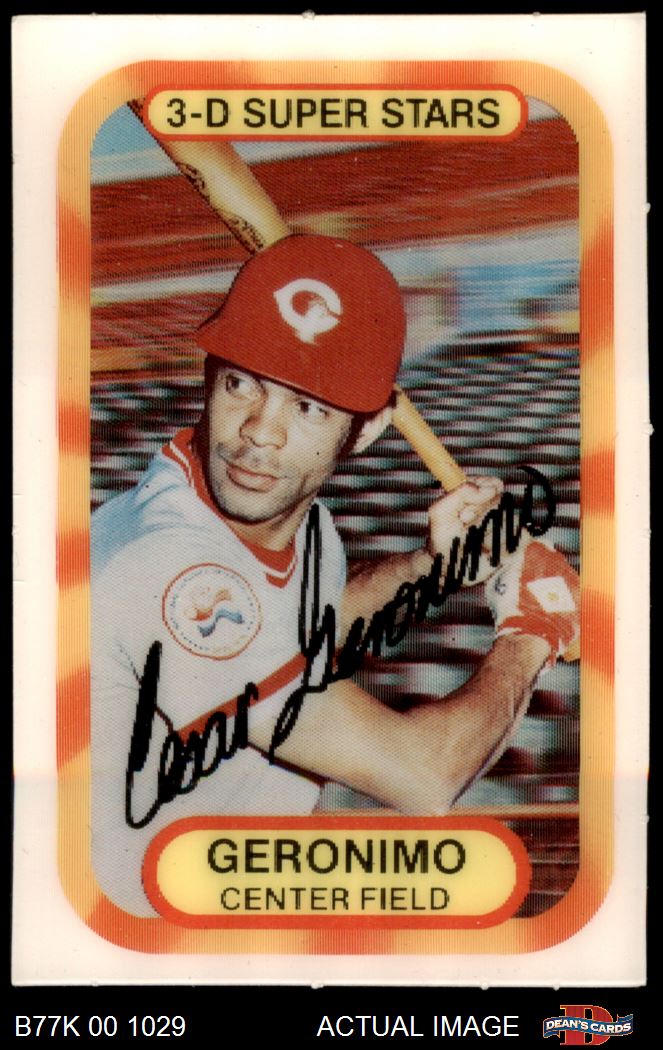1977 Kellogg's #40 Cesar Geronimo