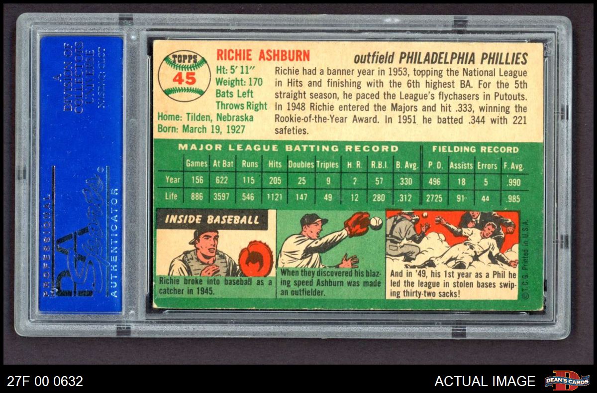 1954 Topps # 1954 Topps Baseball Complete Set