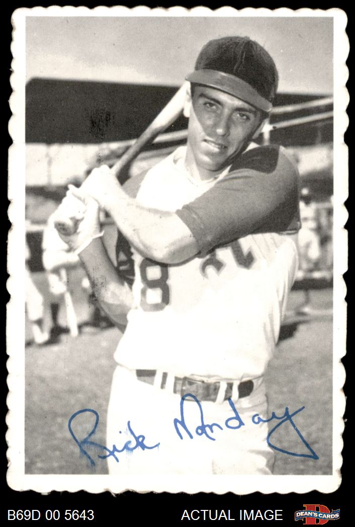 1969 Topps Deckle Edge #14 Rick Monday