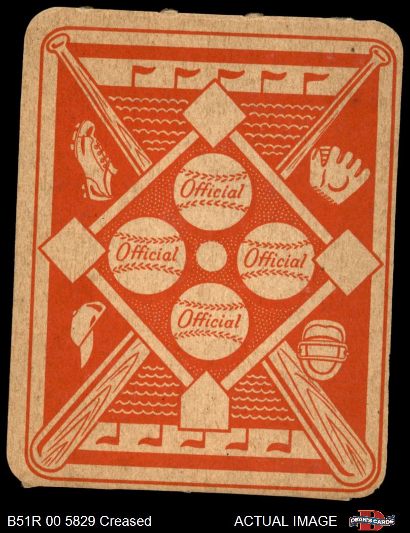 1951 Topps # 1951 Topps Red Back Baseball Complete Set