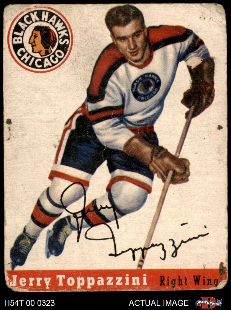 1954 Topps #21 Jerry Toppazzini