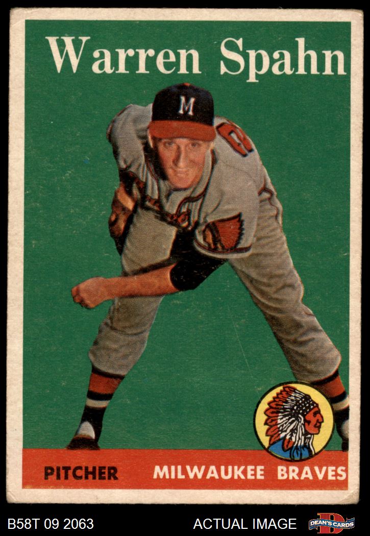 1958 Topps #270 Warren Spahn