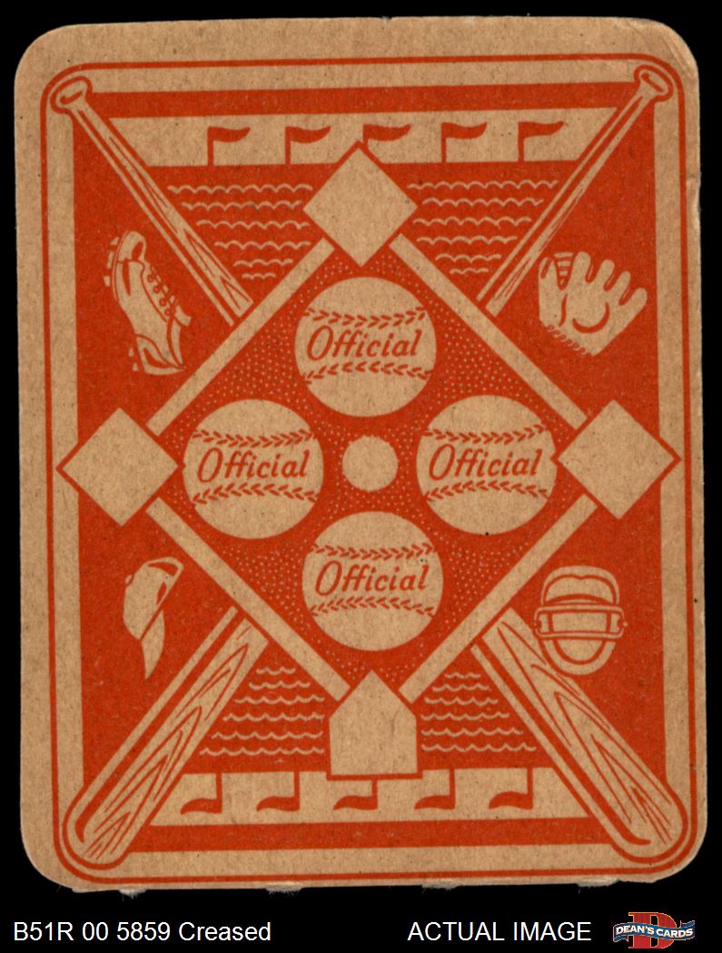 1951 Topps # 1951 Topps Red Back Baseball Complete Set